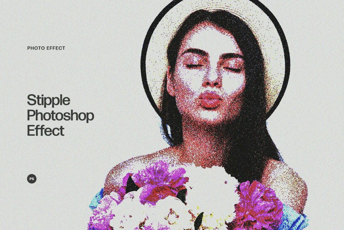 20+ Best Stipple Effects & Brushes for Photoshop | Design Shack