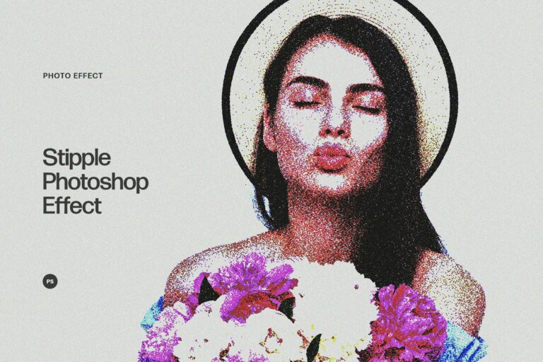 20+ Best Stipple Effects & Brushes for Photoshop | Design Shack