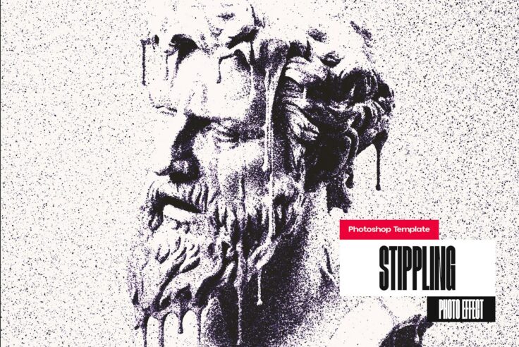 20+ Best Stipple Effects & Brushes for Photoshop | Design Shack