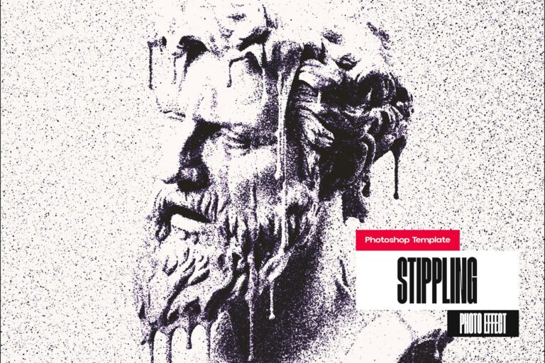 20+ Best Stipple Effects & Brushes for Photoshop | Design Shack