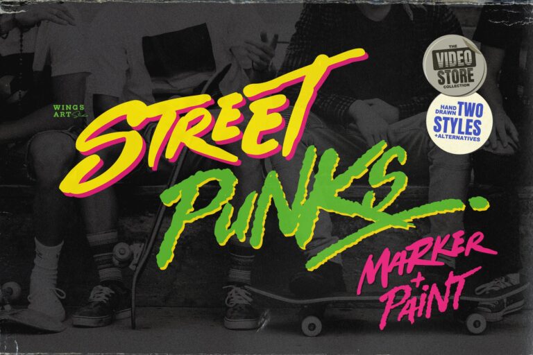 20+ Best Punk Fonts for Rad Designs | Design Shack