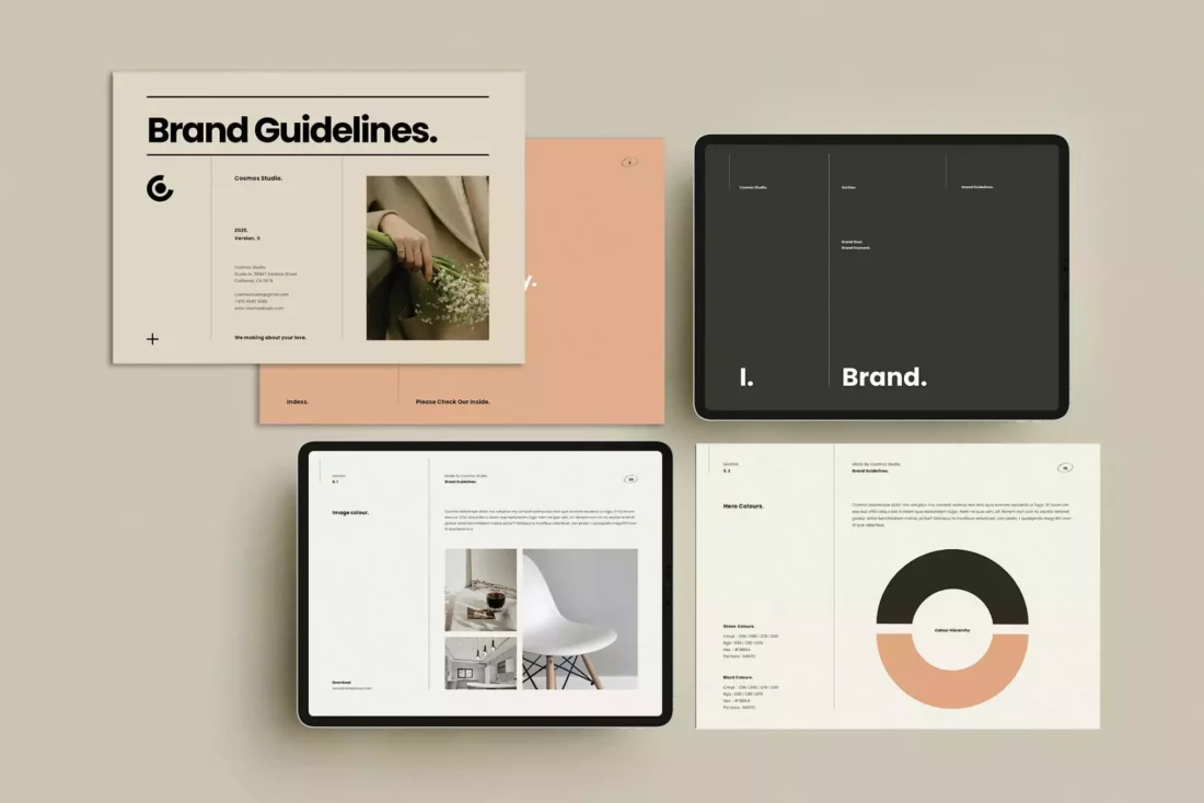 Studio Brand Style Guide InDesign Template | Design Shack