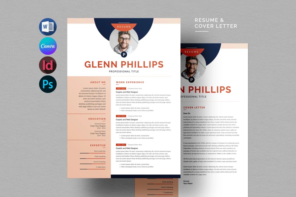 25+ Best Canva Resume & CV Templates - Shack Design