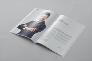 Stylish 16-Page Brochure Template | Design Shack