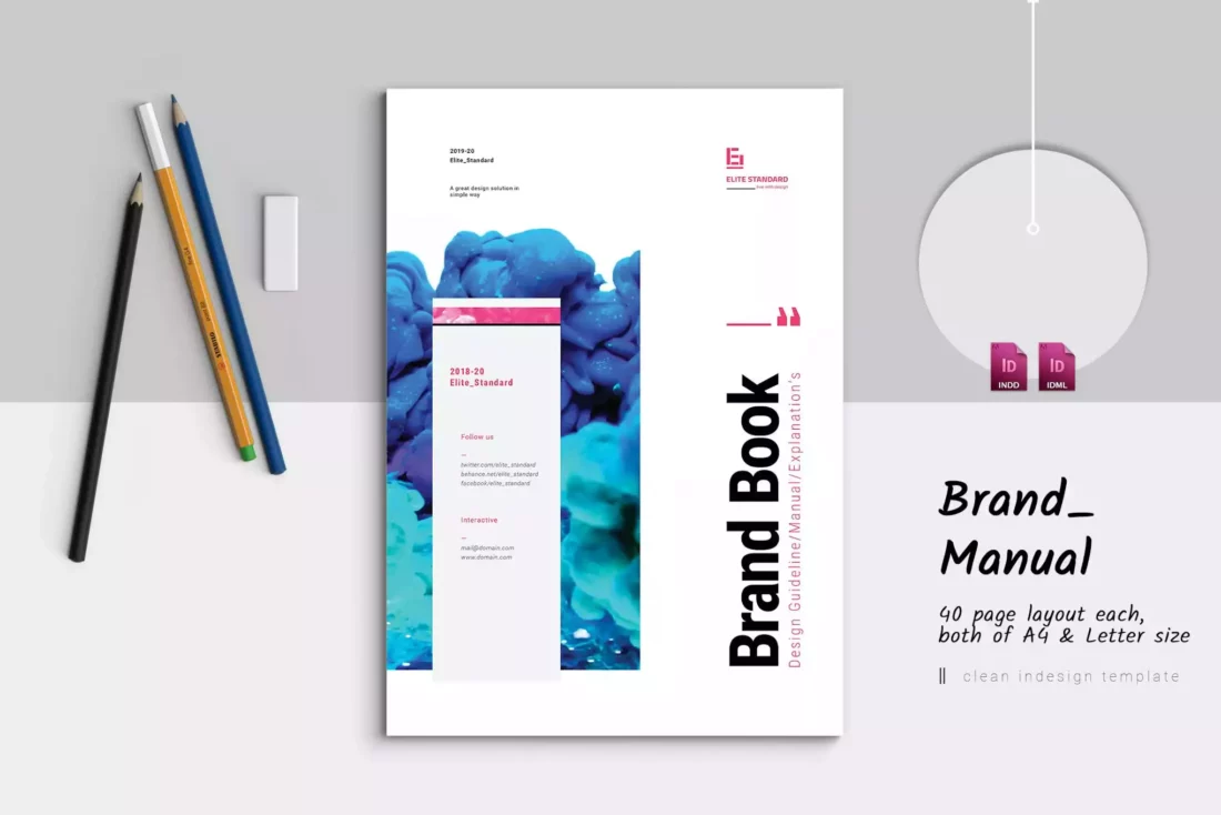 Stylish Brand Manual Template | Design Shack