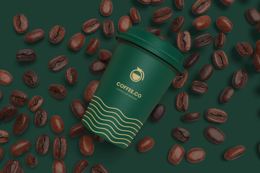 25+ Maket & Templat Cangkir Kopi & Kertas - desainae.com
