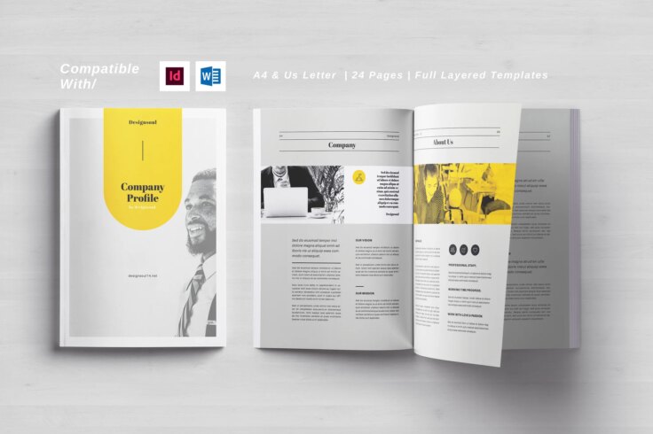 110+ Best Company Profile Templates (Word + PowerPoint) 2025 | Design Shack