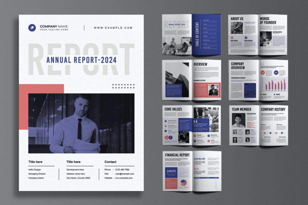 70+ Annual Report Templates (Word & InDesign) 2024 | Design Shack