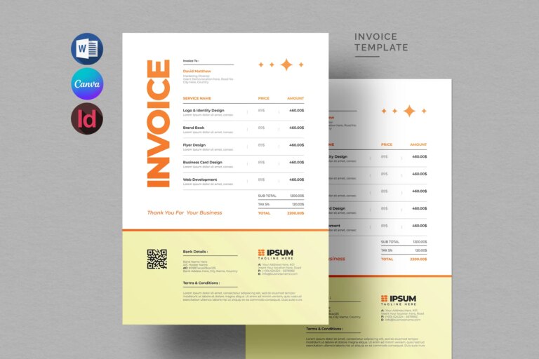 40+ Best Invoice Templates for Word (Free & Pro) 2025 | Design Shack