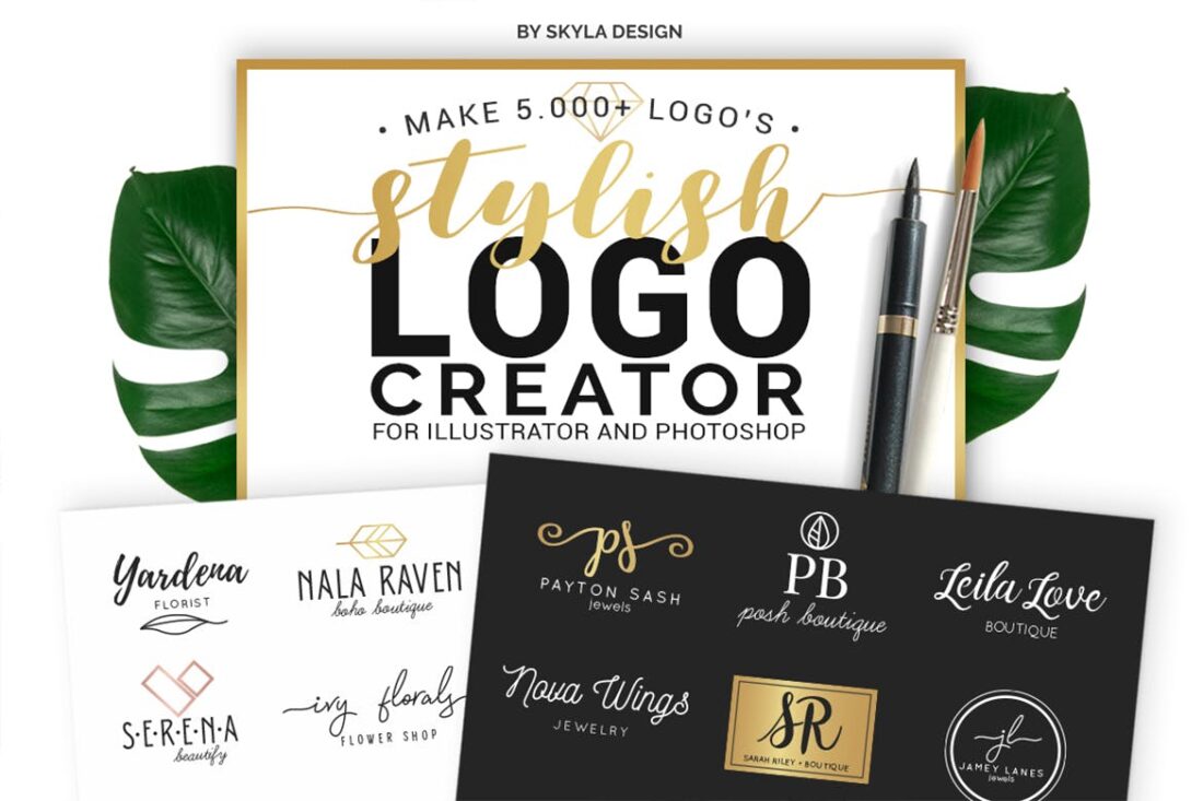 20+ Kit Logo + Template Kreator (Buat Logo Merek) - desainae.com
