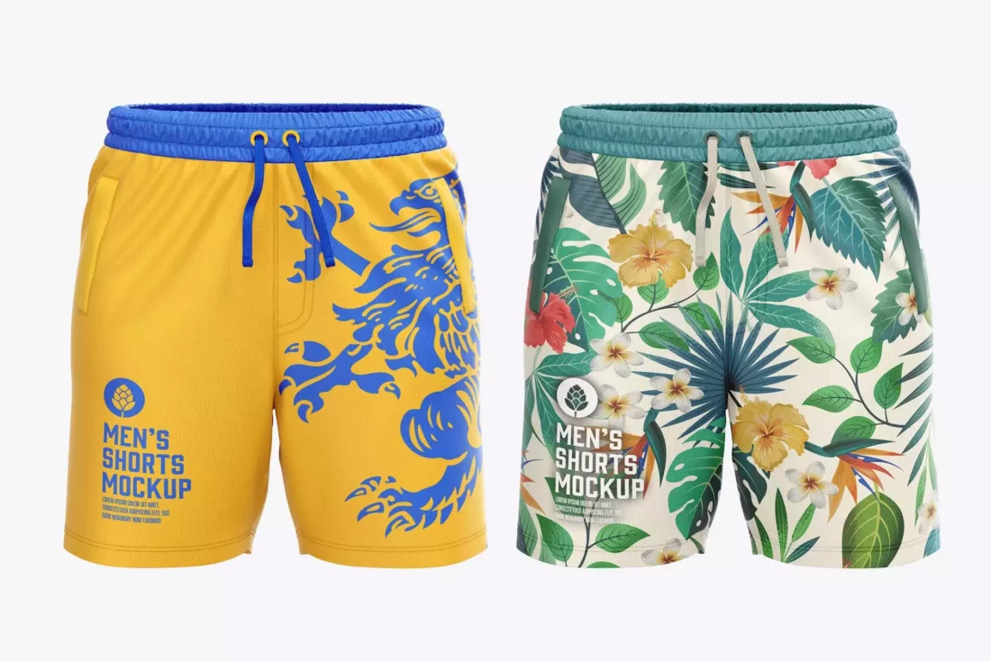 Stylish Men’s Shorts Mockup | Design Shack