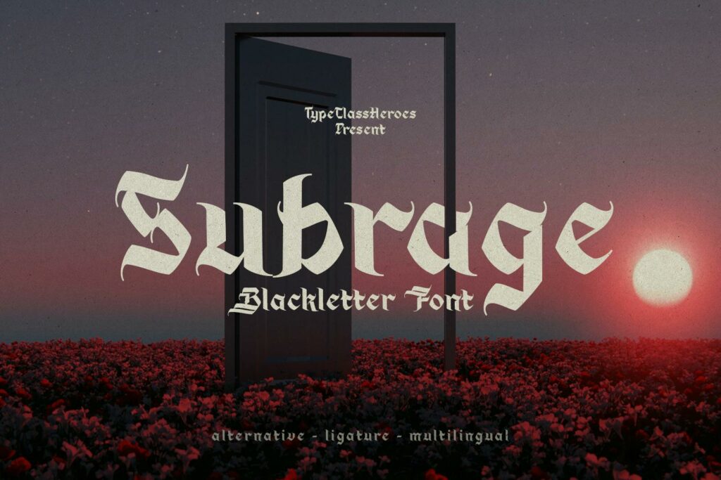 60+ Best Blackletter Fonts | Design Shack