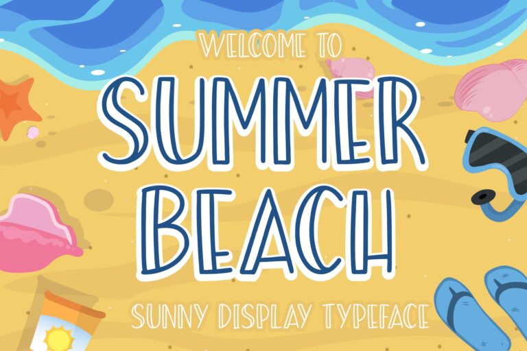 25+ Best Beach, Coastal + Summertime Fonts | Design Shack