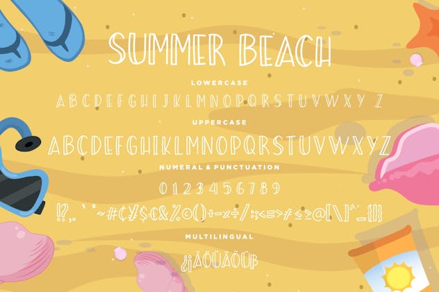 Summer Beach Font | Design Shack