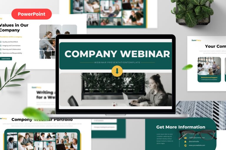 40+ Best Webinar PowerPoint Templates (Remote Presentation PPT Slides ...