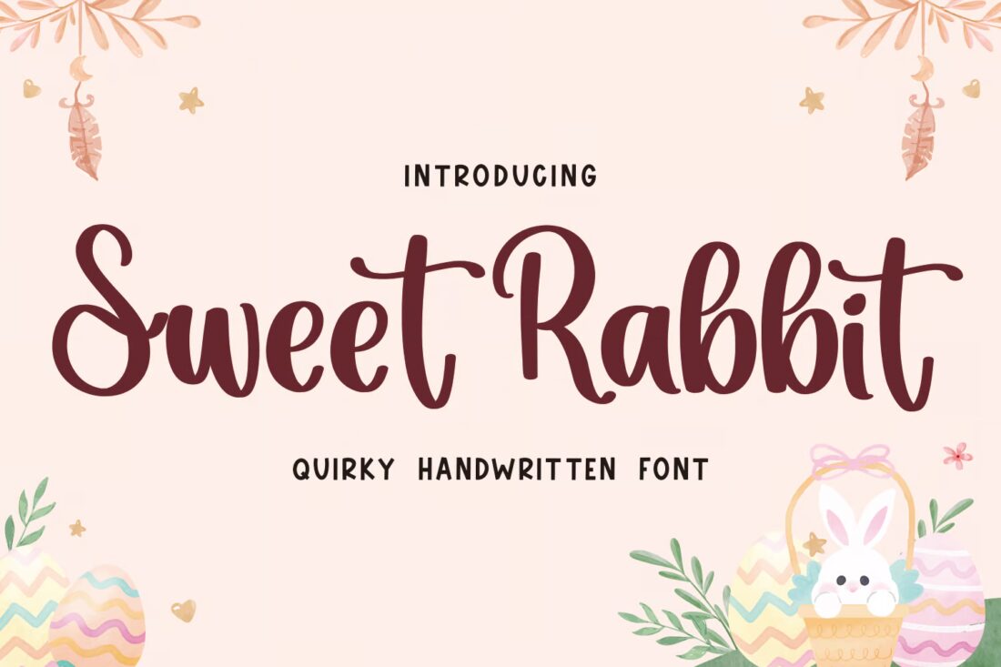 25+ Easter Fonts (Easter Bunny, Eggs & More) | Design Shack