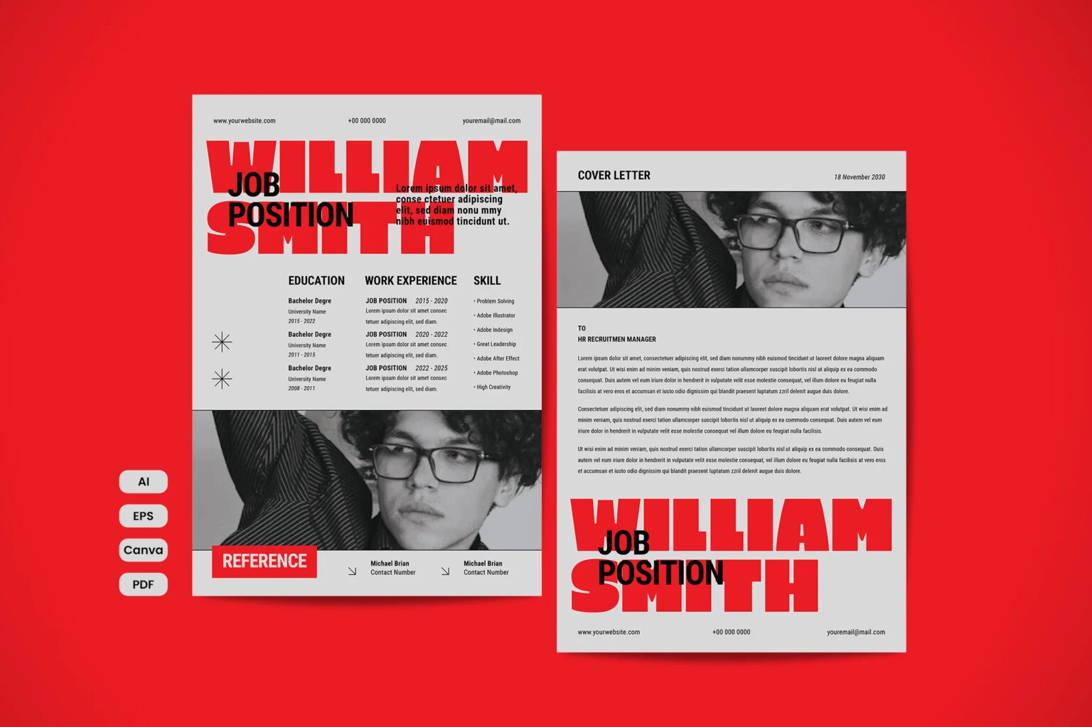 25+ Best Canva Resume & CV Templates | Design Shack