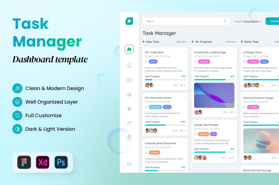 20+ Templat Aplikasi Web Terbaik (Gratis & Pro) - desainae.com