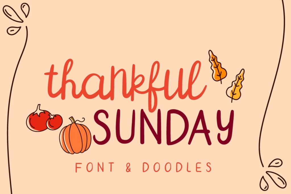 30+ Best Fall & Thanksgiving Fonts for Seasonal Designs | Design Shack