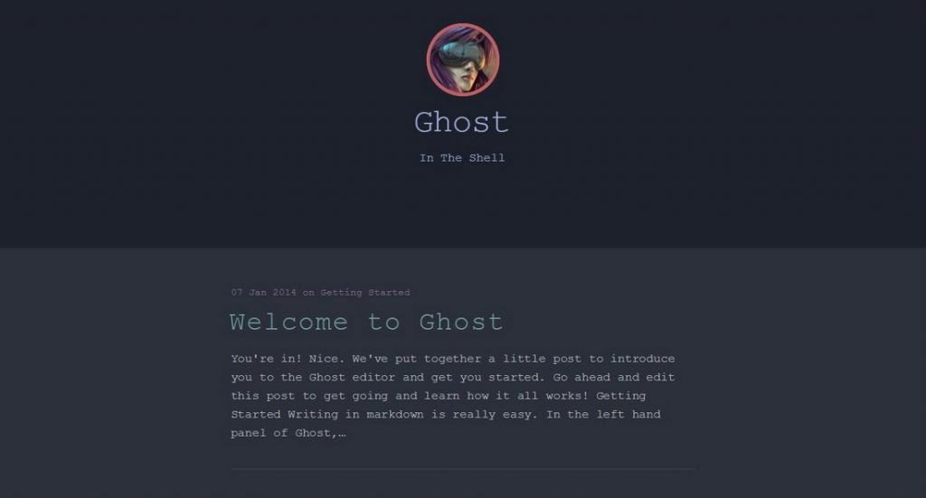 30 Beautifully Designed Ghost Themes | Design Shack