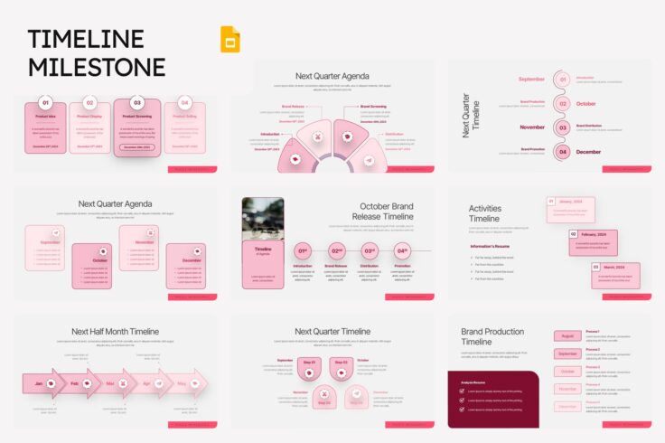 20+ Best Timeline Google Slides Templates | Design Shack