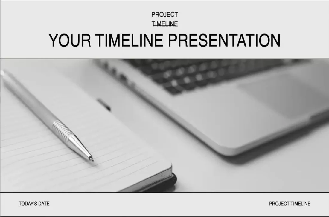 Simple Project Timeline Presentation Template | Design Shack