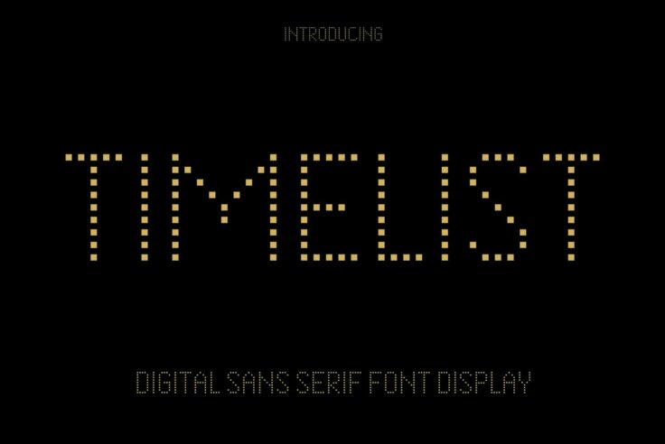 20+ Best Digital Fonts (+ Digital Clock and Number Typography) - Shack ...