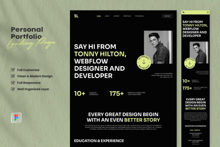 25+ Best Figma Portfolio Templates & Examples | Design Shack