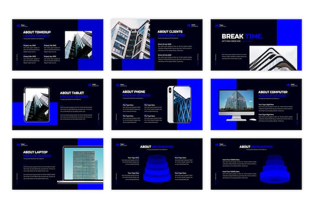 Towerup Presentation Template | Design Shack