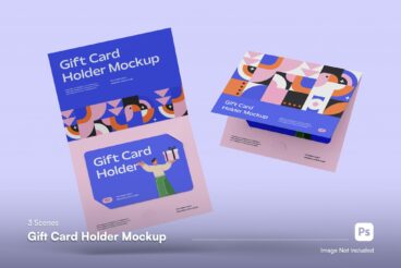 Minimal Gift Card Mockup PSD | Design Shack