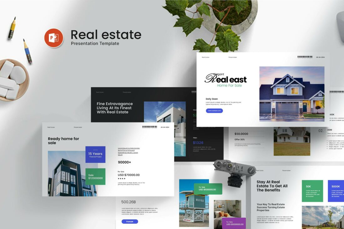 40+ Real Estate PowerPoint Templates (For Property Listings) 2024 ...