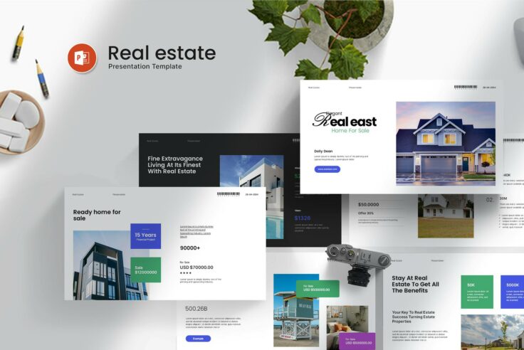 40+ Real Estate PowerPoint Templates (For Property Listings) 2024 ...