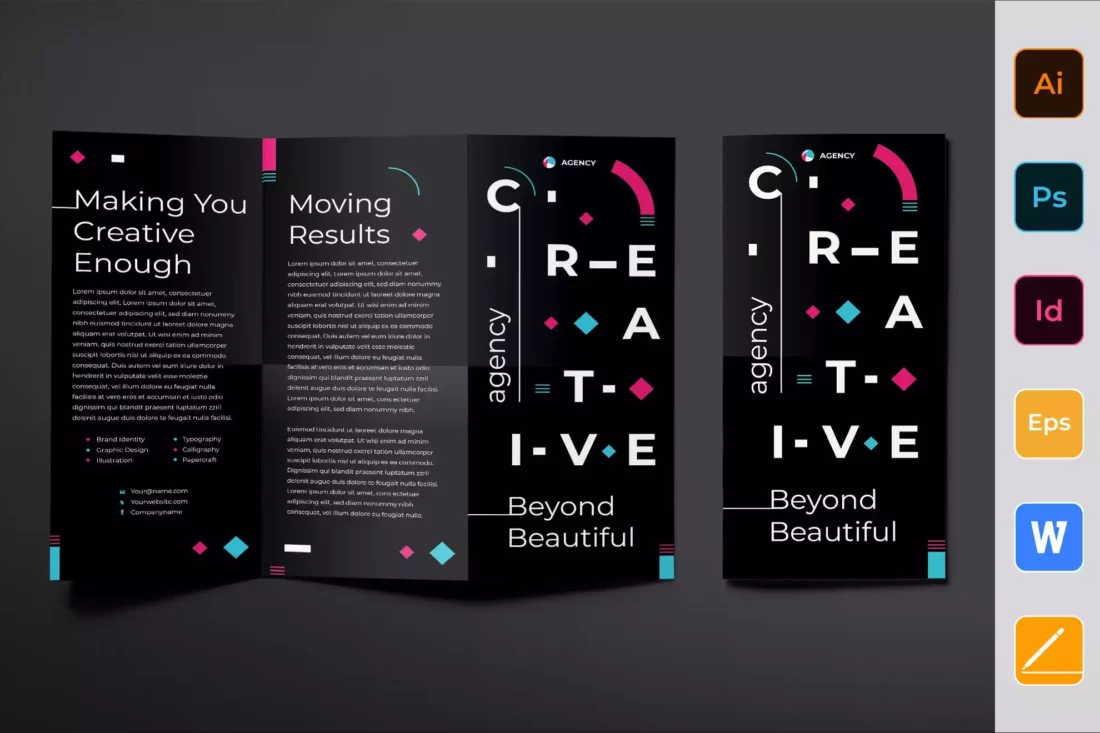 Creative Agency Tri-Fold Template | Design Shack