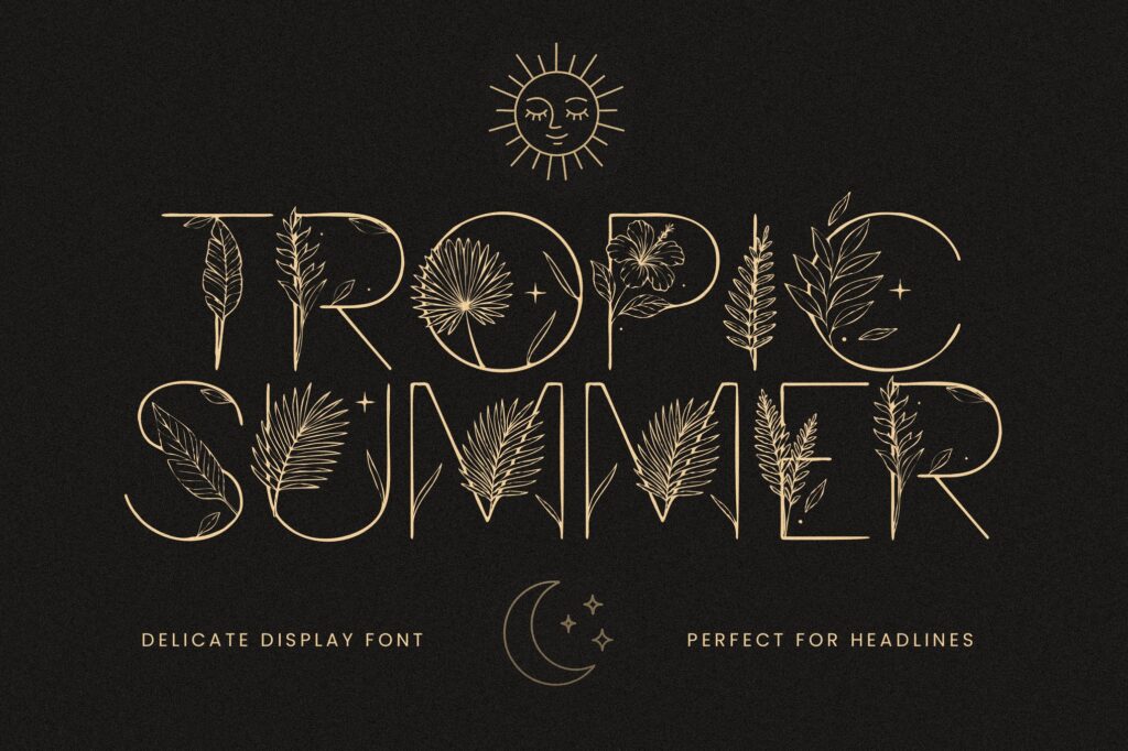 30+ Best Flower Fonts (Free & Pro Floral Fonts) | Design Shack
