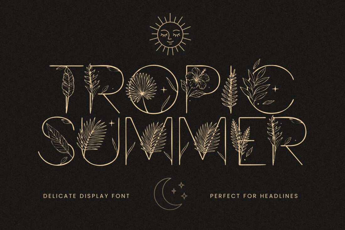 30+ Best Flower Fonts (Free & Pro Floral Fonts) | Design Shack