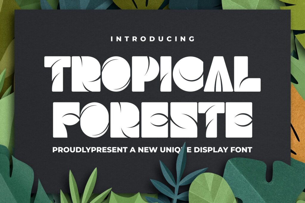 40+ Best Tropical Fonts (Free & Pro) for 2025 | Design Shack