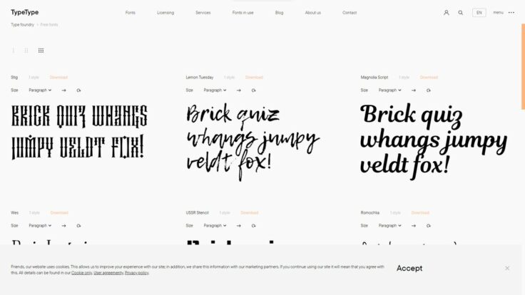 20+ Best Places to Find Free Fonts
