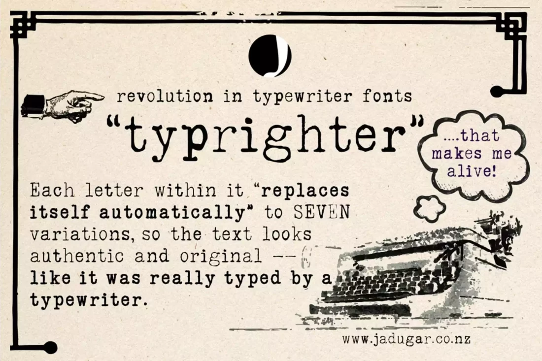 Typrighter Font | Design Shack