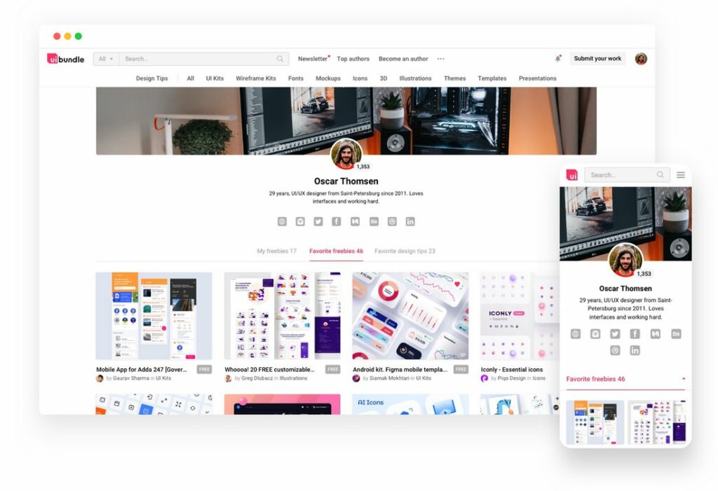 UIBundle: Toko Terpadu untuk Sumber Daya Desain, Gratis, & Tip - desainae.com