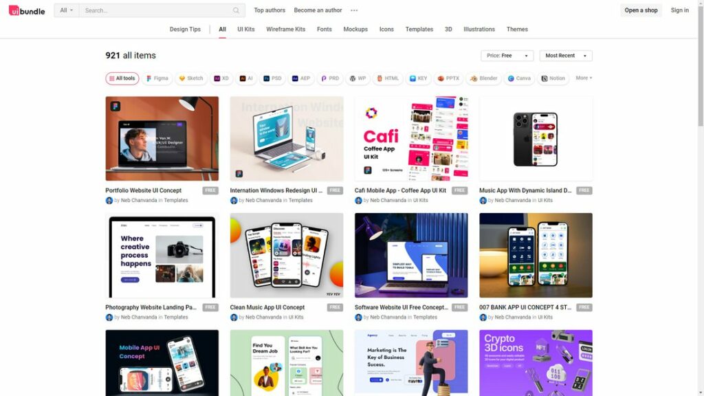 UIBundle: Toko Terpadu untuk Sumber Daya Desain, Gratis, & Tip - desainae.com