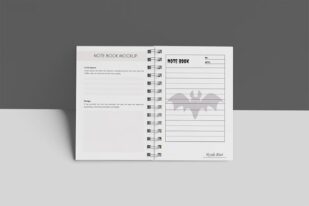 Unique Note Book Mockup PSD | Design Shack