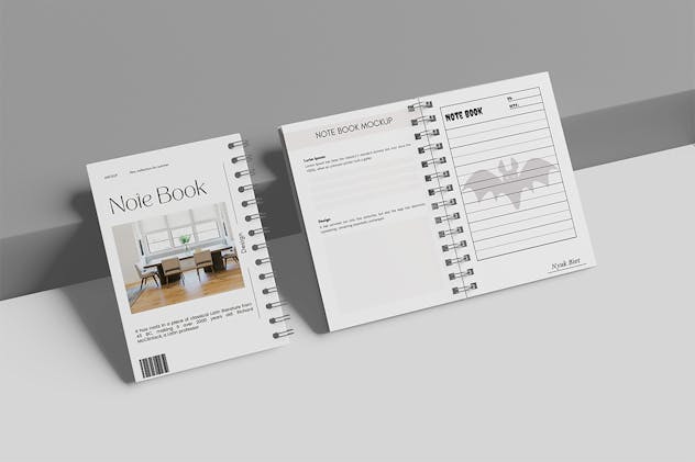 Unique Note Book Mockup PSD | Design Shack