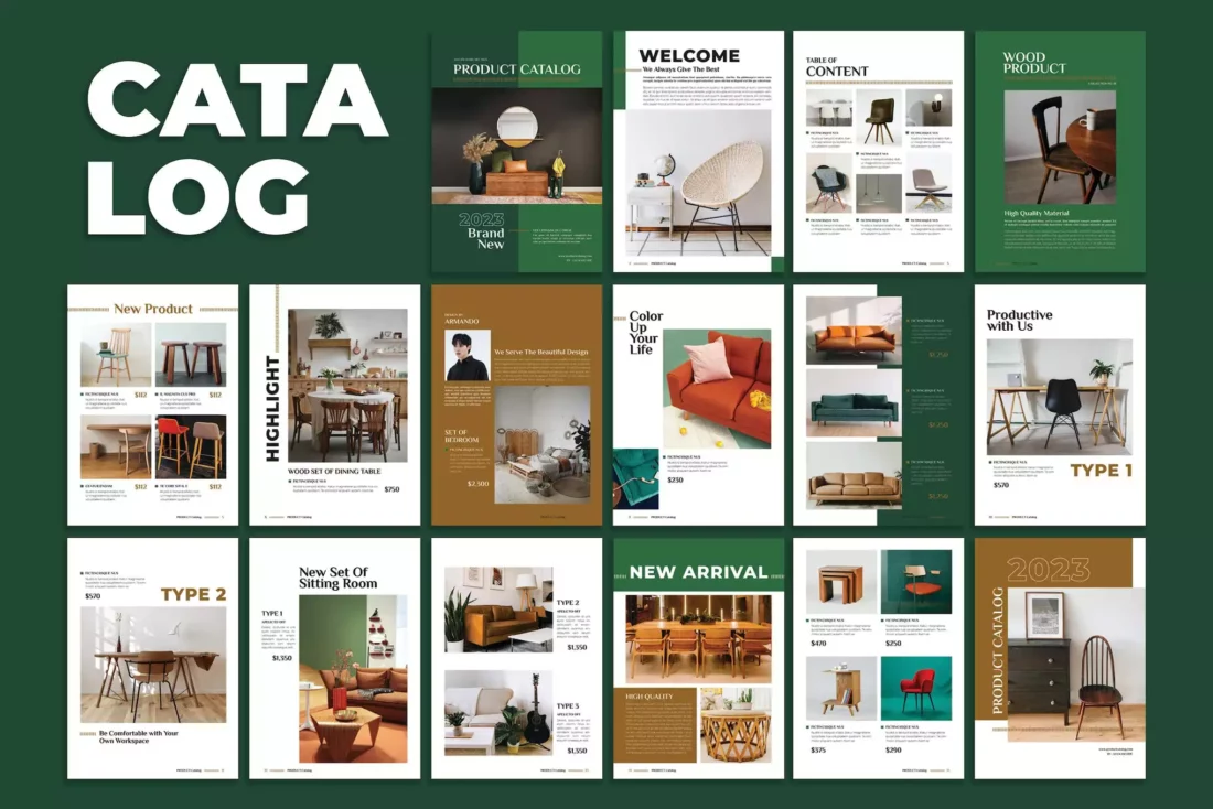 Unique Product Catalog for InDesign | Design Shack