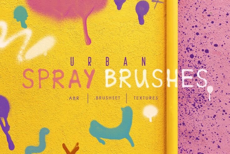 20+ Best Spray Paint Photoshop Brushes | Design Shack