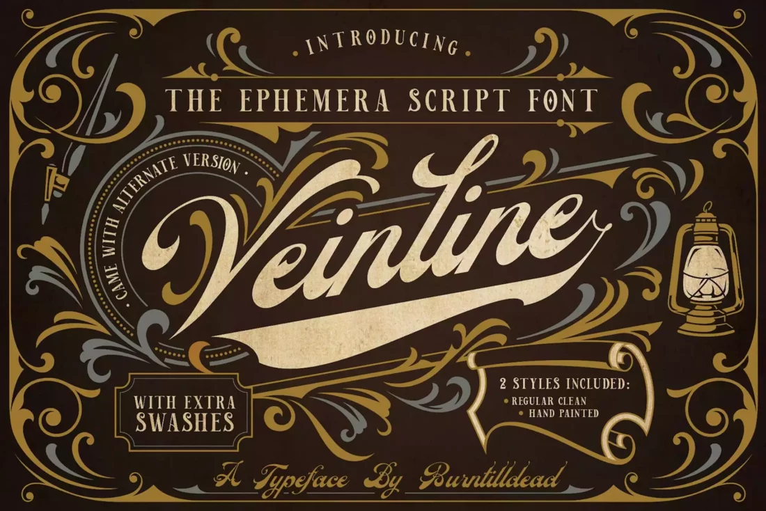 Veinline Script Font | Design Shack