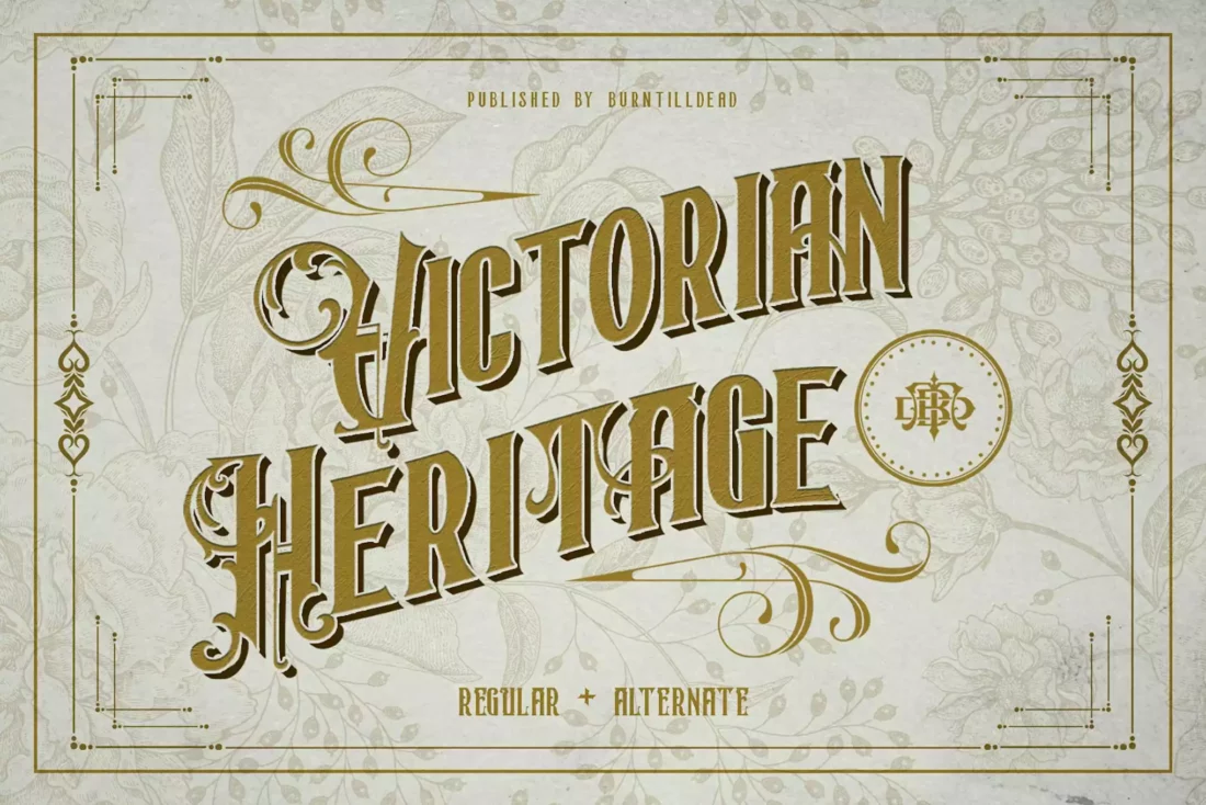 Victorian Heritage Font | Design Shack
