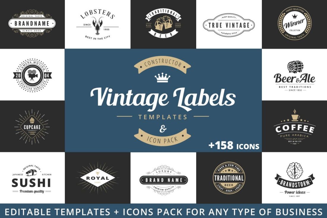 20+ Kit Logo + Template Kreator (Buat Logo Merek) - desainae.com