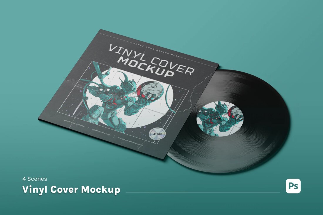 35+ Best Vinyl Mockups 2025