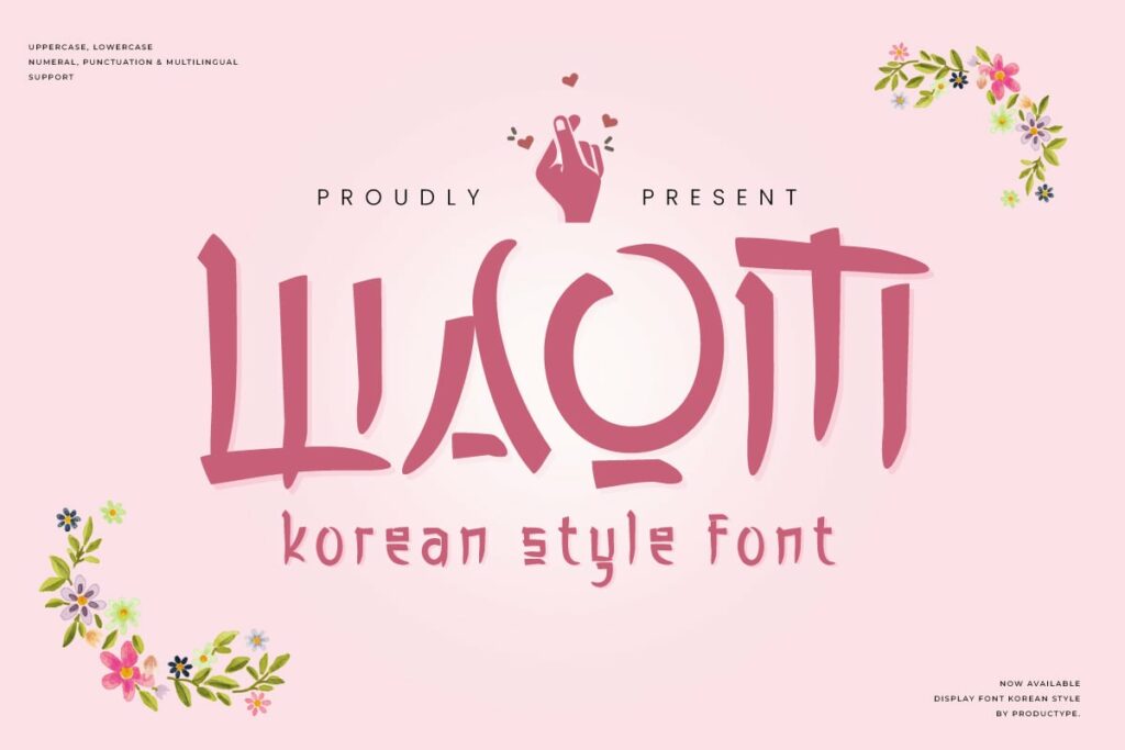 25+ Best Korean Fonts for Aesthetic Designs | Design Shack