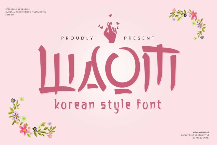 25+ Best Korean Fonts for Aesthetic Designs | Design Shack